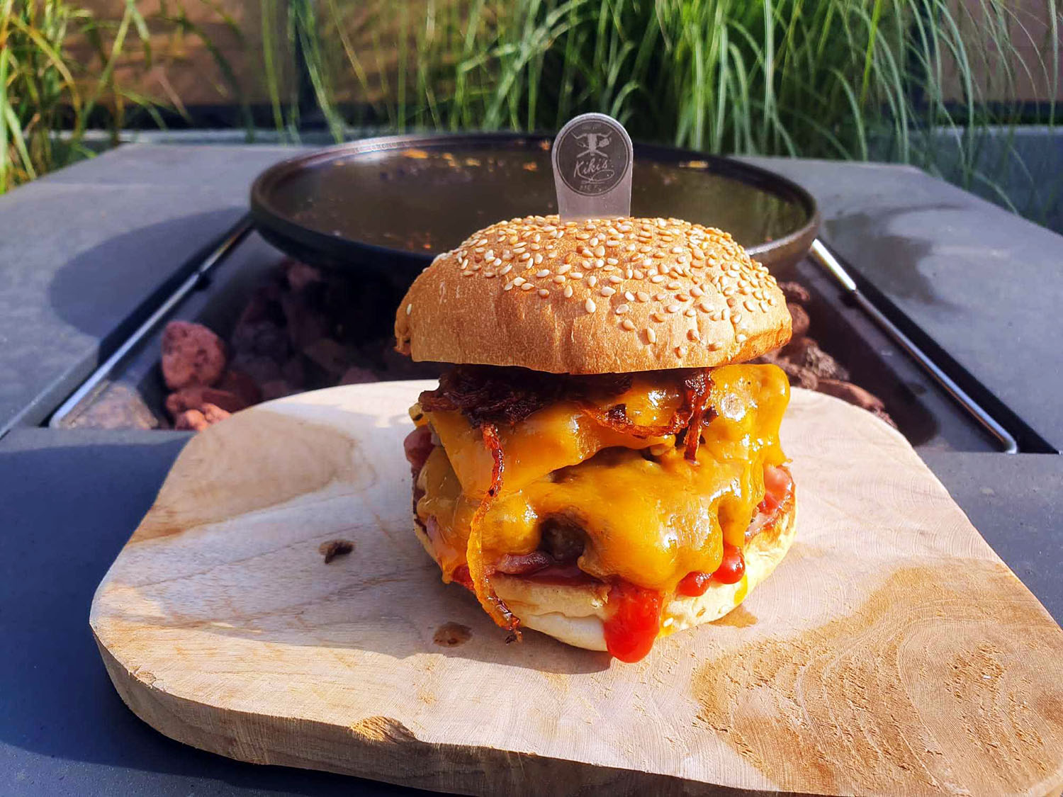 Smashed Double Cheeseburger - Kiki's BBQ | Grillrezepte, BBQ-Blog